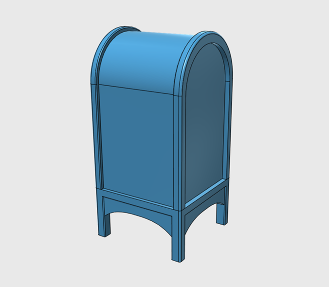 Legends Scale Mailbox STL Digital Download – darthtucker3d